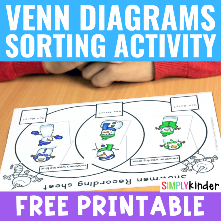 Venn Diagrams For Kids: A Fun Sorting Activity - Simply Kinder