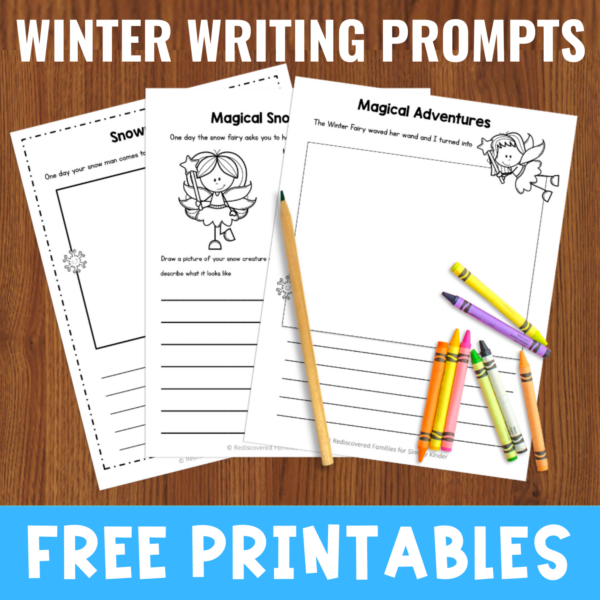 Winter Writing Prompts For Kindergarten - Simply Kinder