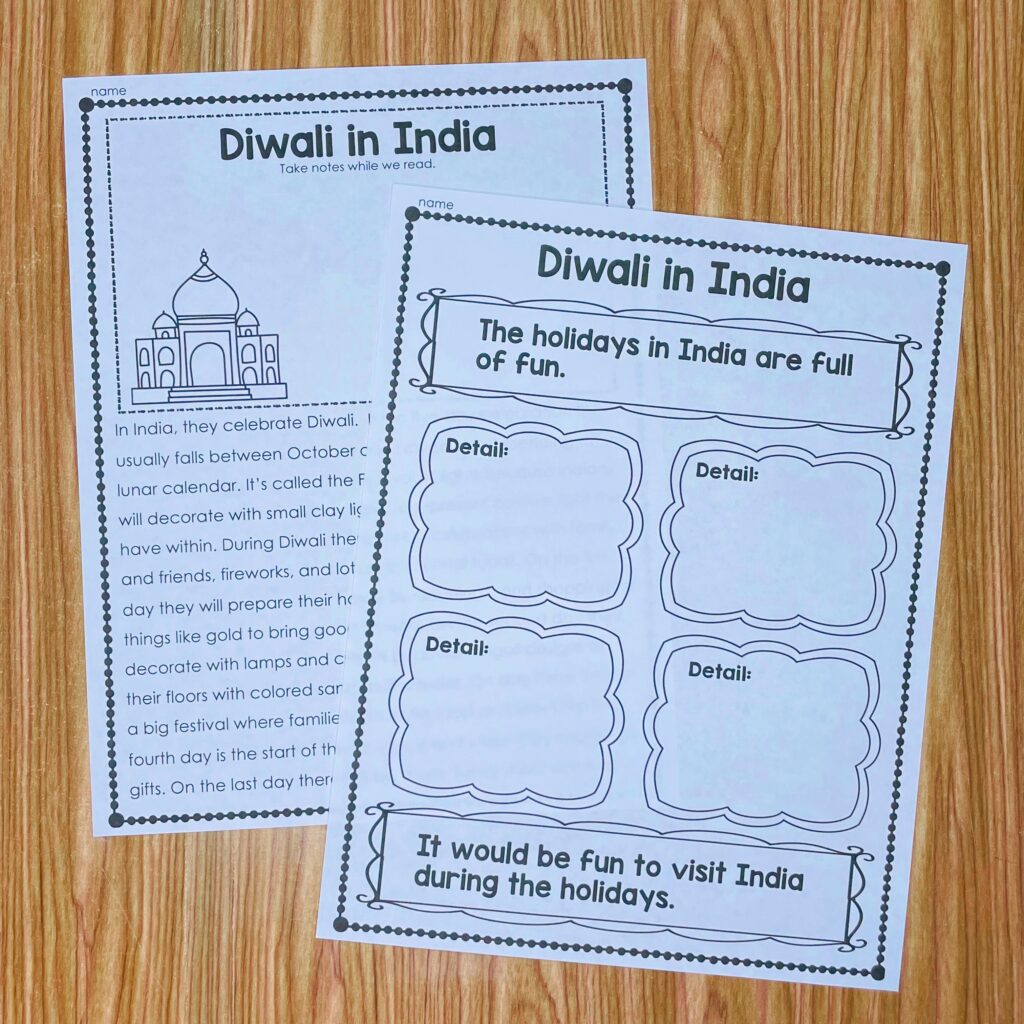 Diwali Craft & Research | Holidays Around the World India - Simply Kinder