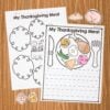 Thanksgiving Dinner Writing Craft - Simply Kinder