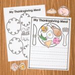 Thanksgiving Dinner Writing Craft - Simply Kinder