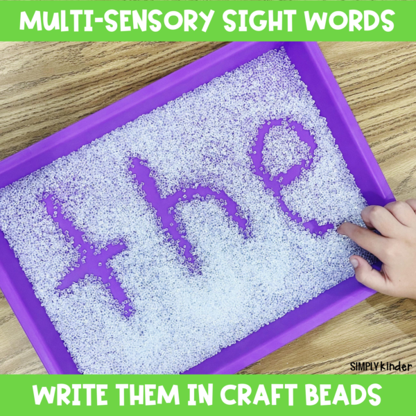 Multi-Sensory Approaches to Teaching Sight Words - Simply Kinder