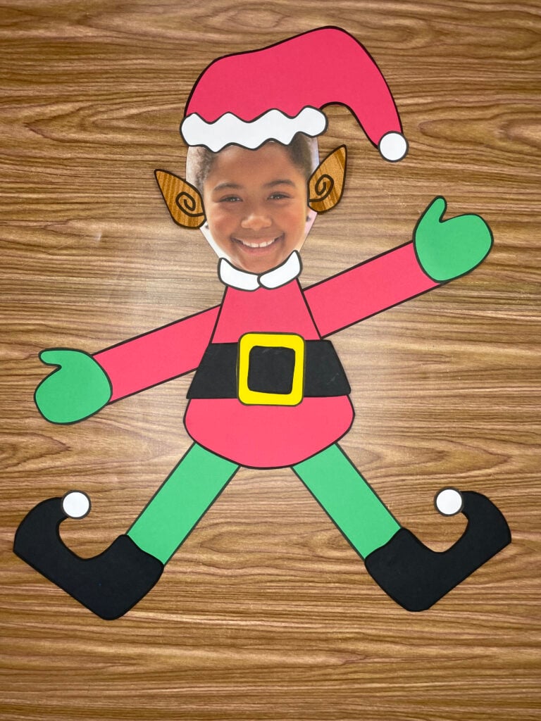 Elf Yourself Craft & Writing Activitiy - Simply Kinder
