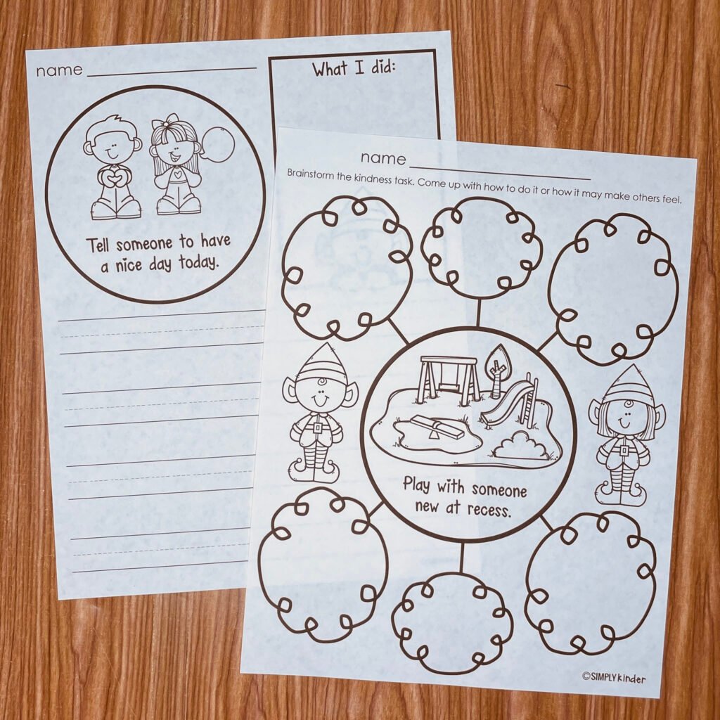 Holiday Classroom Elf and Kindness Chain - Simply Kinder