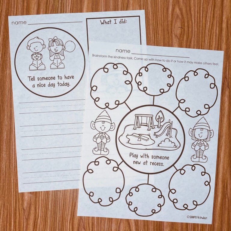 Holiday Classroom Elf and Kindness Chain - Simply Kinder