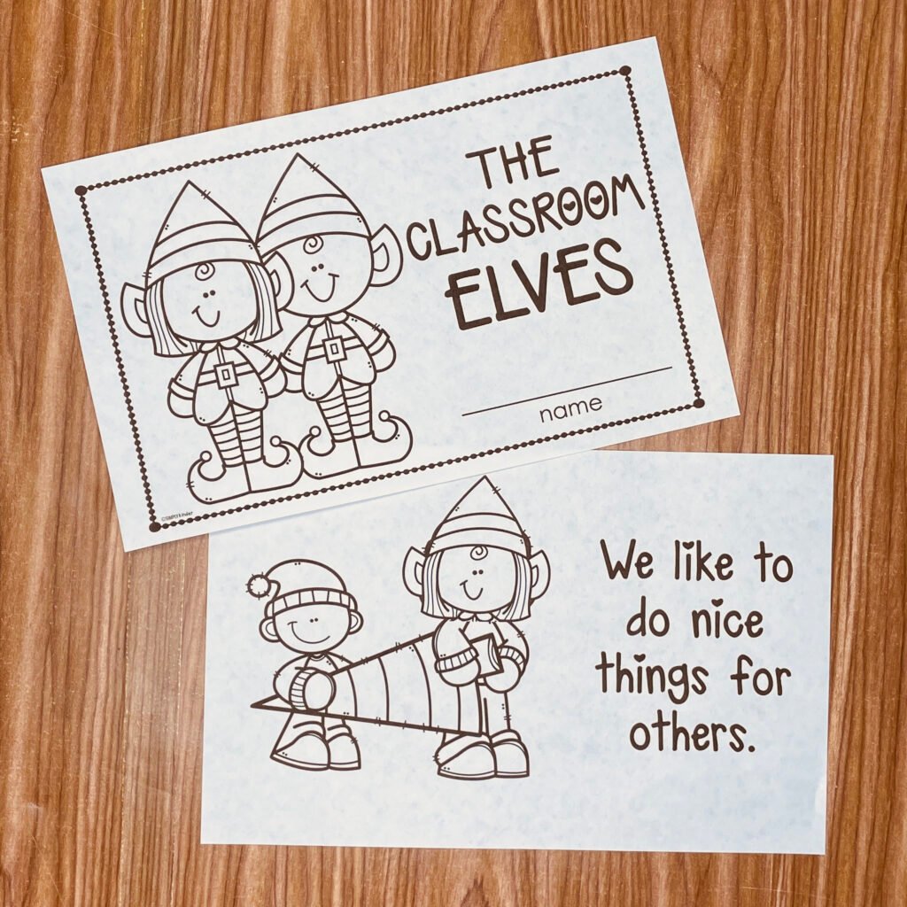 Holiday Classroom Elf and Kindness Chain - Simply Kinder