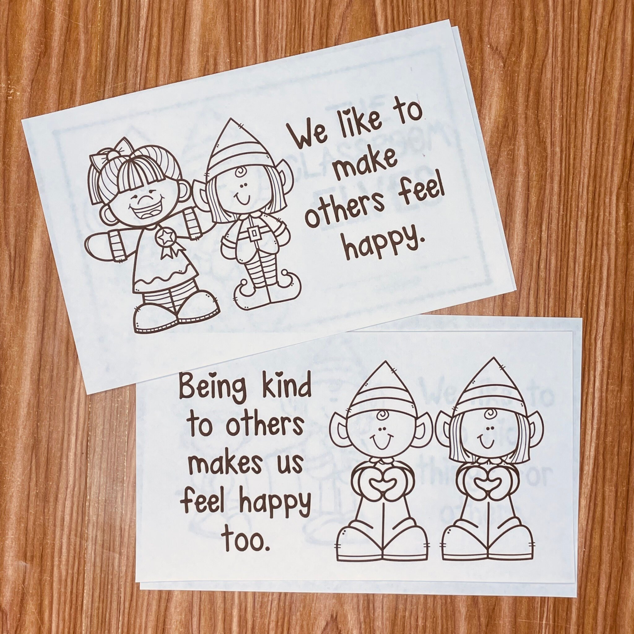 Holiday Classroom Elf and Kindness Chain - Simply Kinder