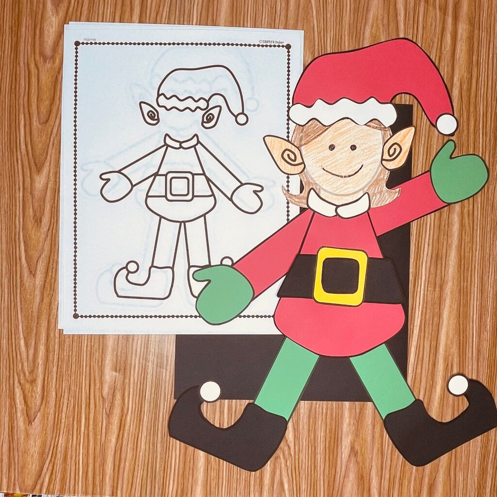 Elf Yourself Craft & Writing Activitiy - Simply Kinder
