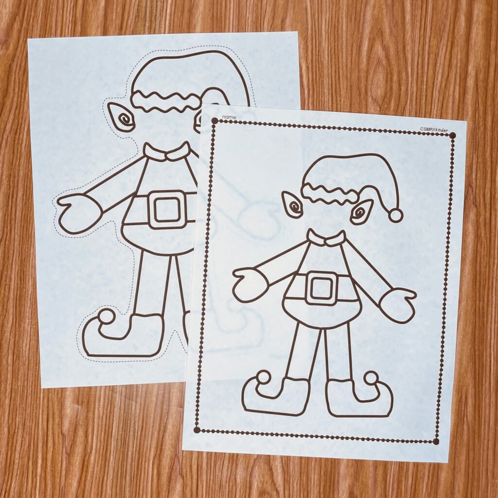 Elf Yourself Craft & Writing Activitiy - Simply Kinder