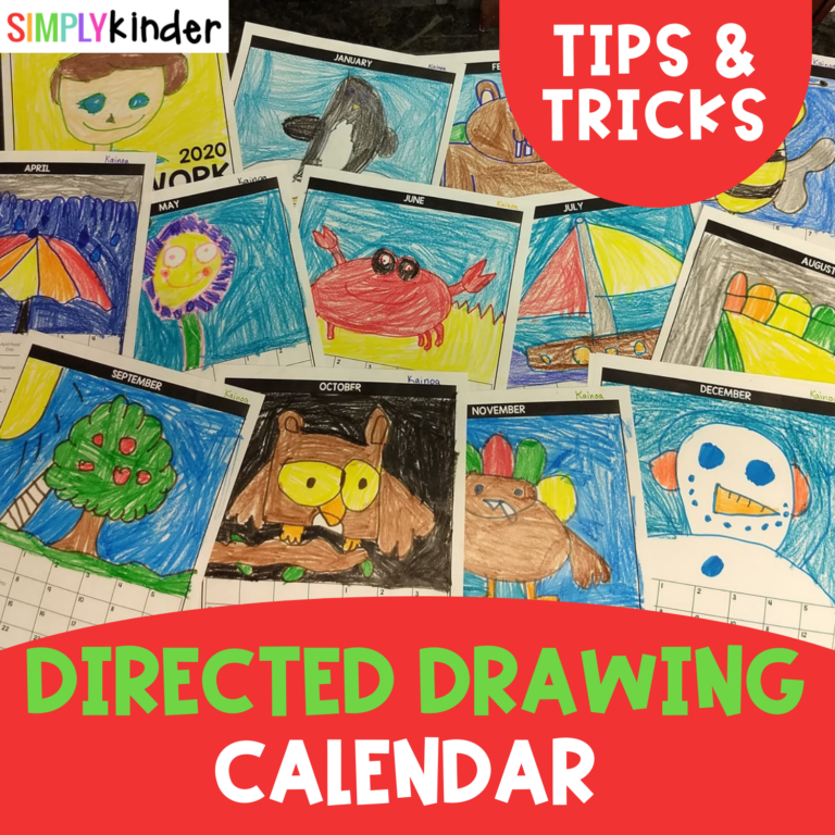 Directed Drawing Calendar - Simply Kinder