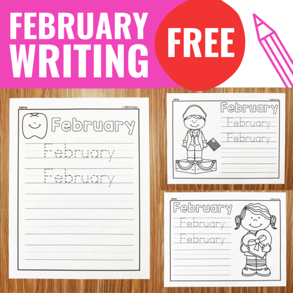 Learn to Write February - Simply Kinder