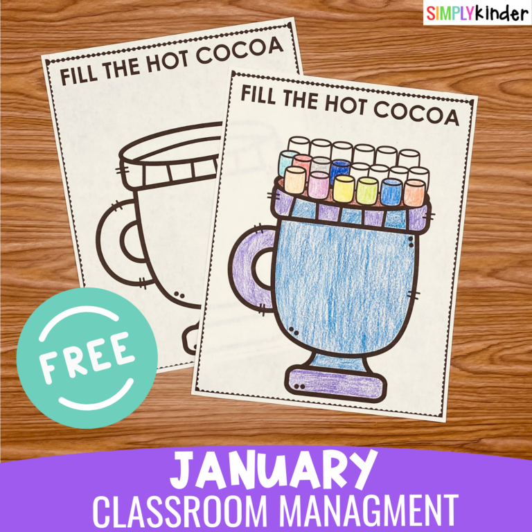 January Classroom Management - Simply Kinder