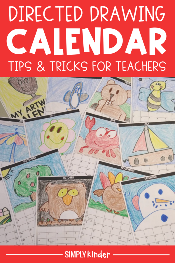 Directed Drawing Calendar - Simply Kinder