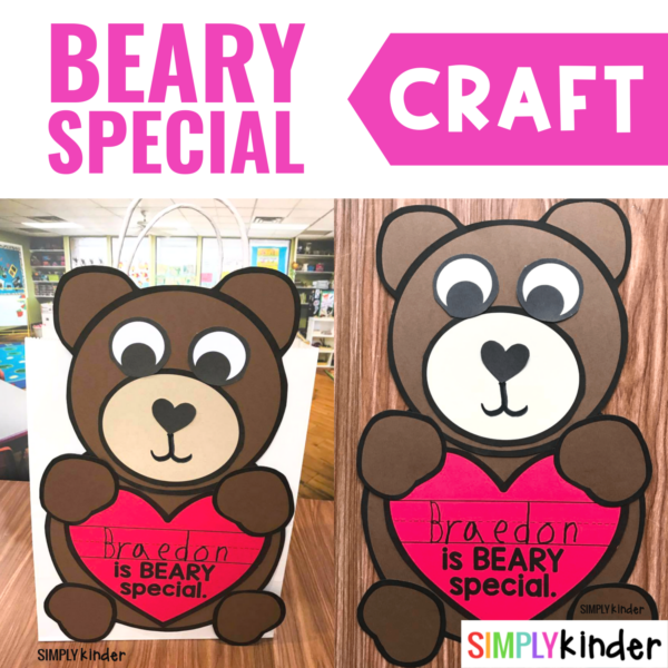 Beary Special Valentine's Day Craft - Simply Kinder