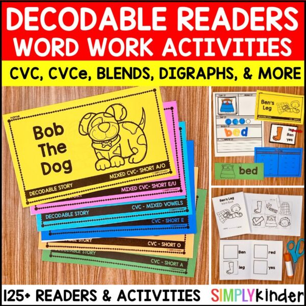 Science of Reading Bundle: Sound Wall, Decodable Readers, Sight Words ...