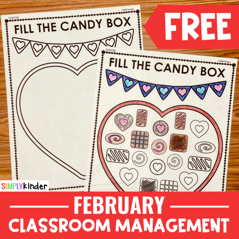 February Classroom Management - Simply Kinder
