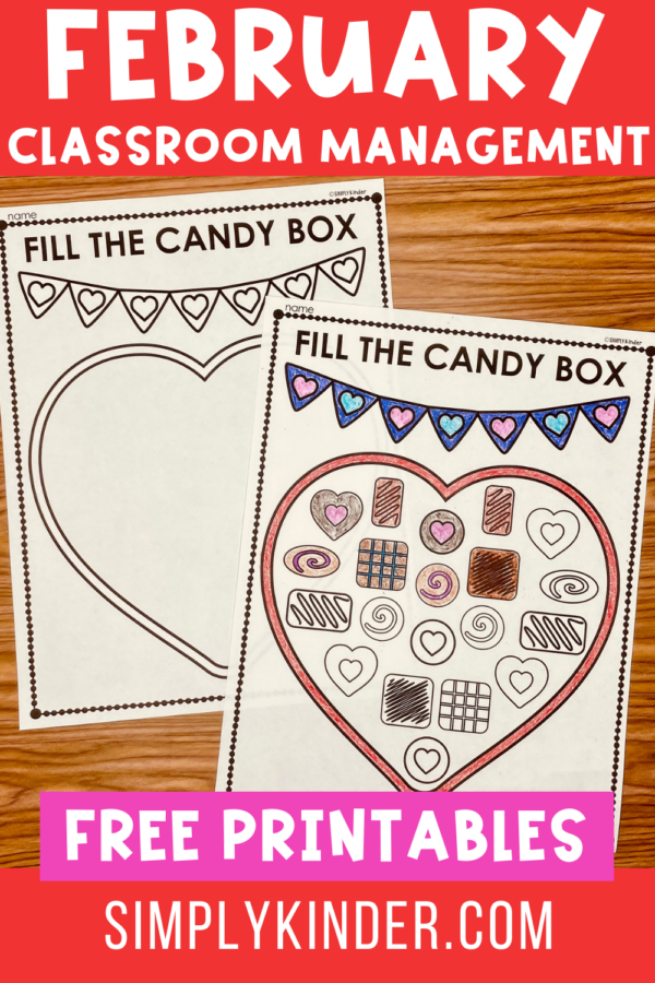 February Classroom Management - Simply Kinder
