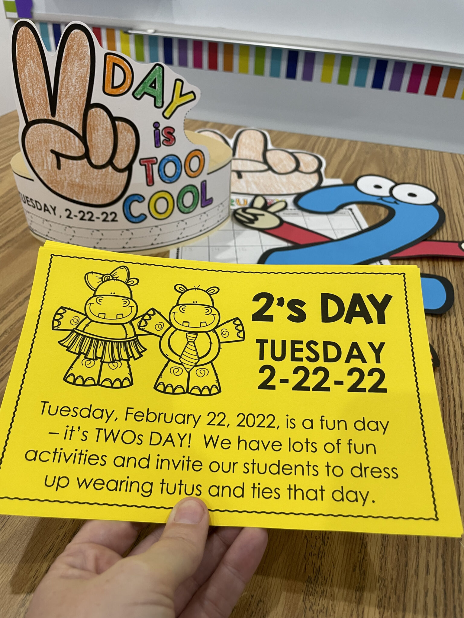 Twos Day Activities Kindergarten - Simply Kinder