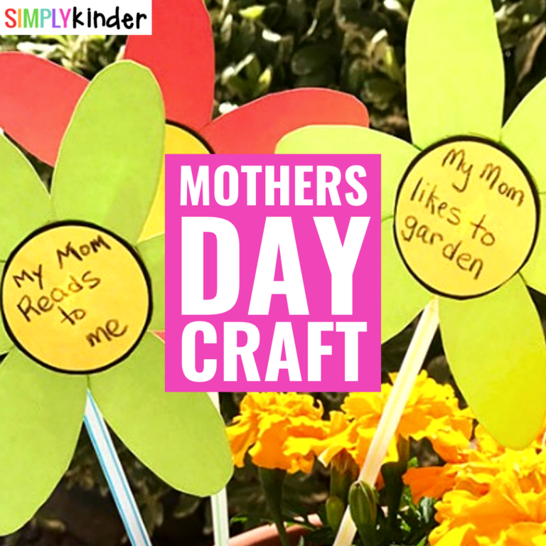 Mother's Day Spring Flower Craft for Kids - Simply Kinder
