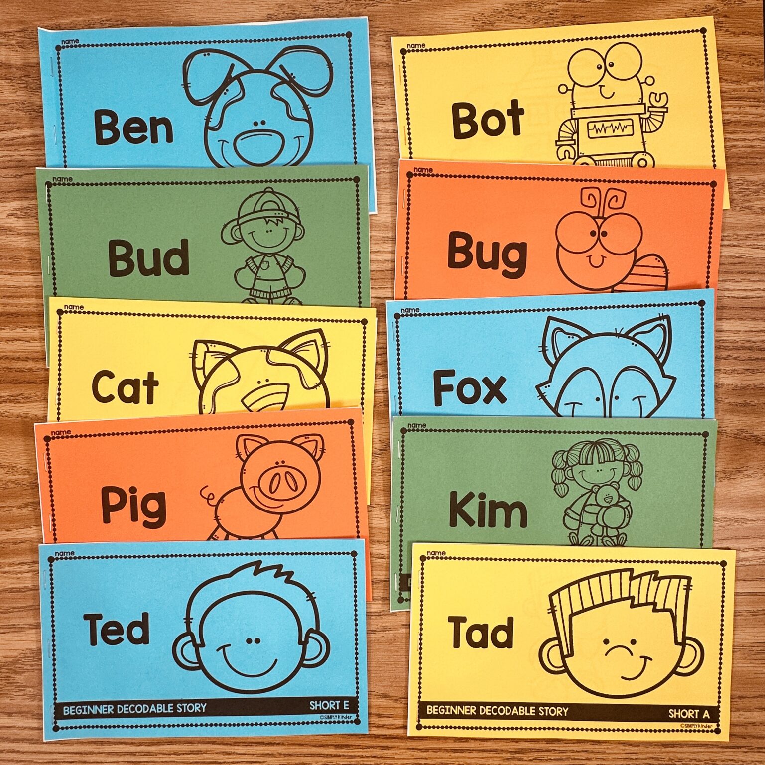 Decodable Books in Kindergarten - Simply Kinder