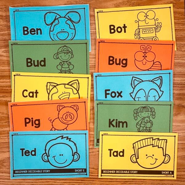Decodable Books in Kindergarten - Simply Kinder