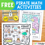 Free Pirate Math Facts Practice - Simply Kinder