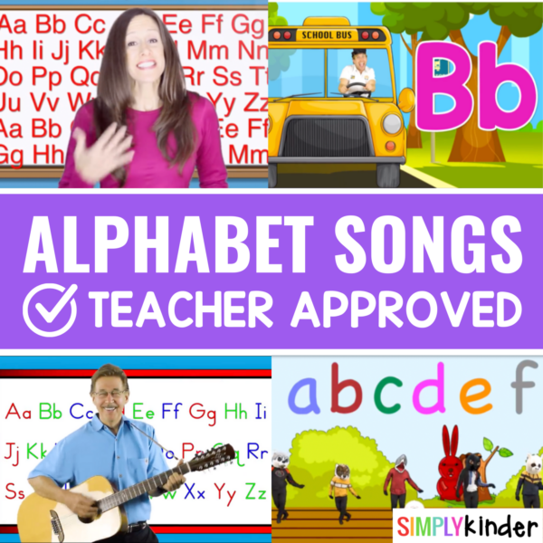 Teacher Approved Alphabet Songs - Simply Kinder