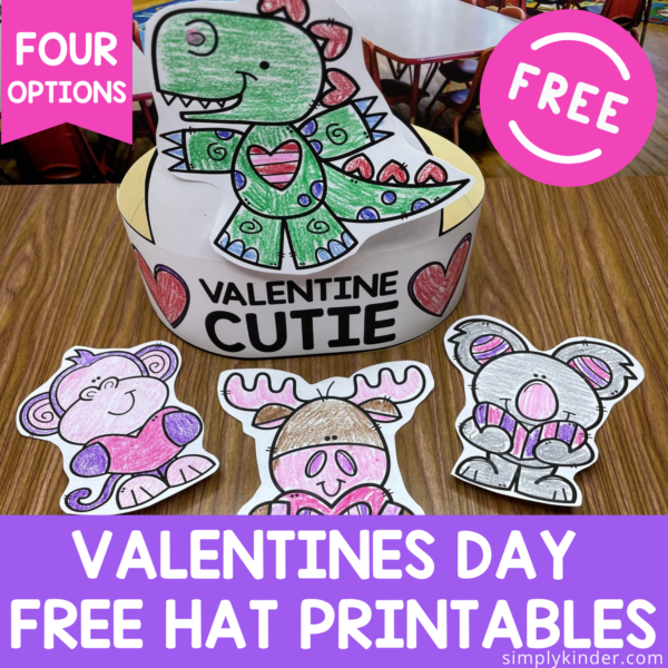 Valentine's Day Hat Free Printables - Simply Kinder