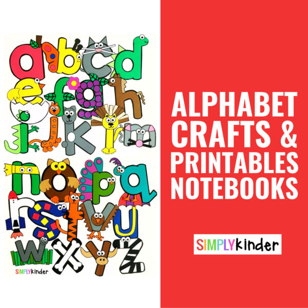 Alphabet Crafts & Printables Notebooks - Simply Kinder