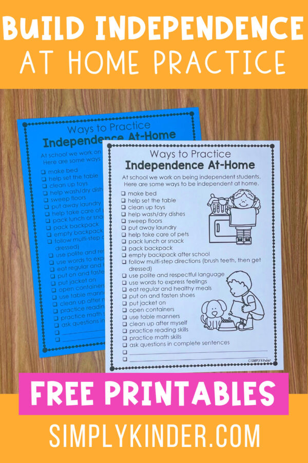 Conference Tips: Building Independence at Home - Simply Kinder