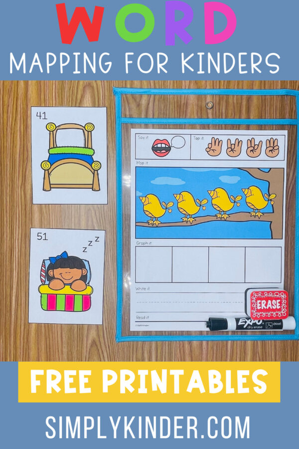 Word Mapping Activities for Kindergarten - Simply Kinder
