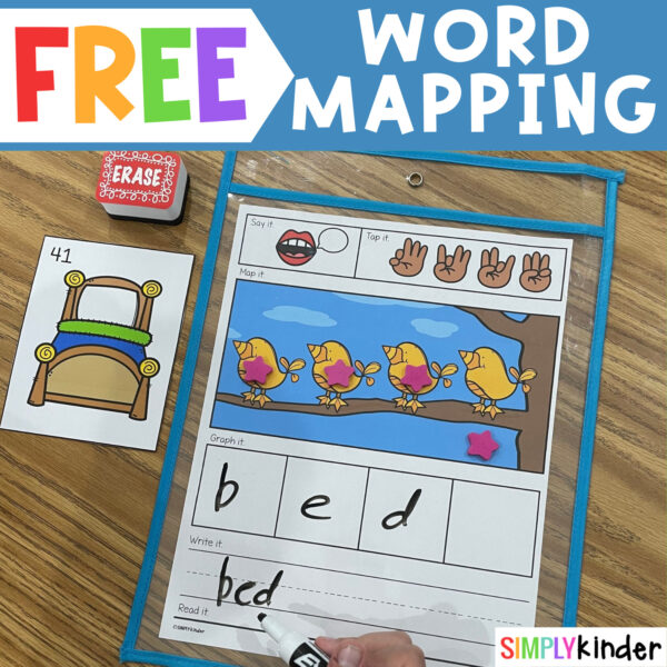 Word Mapping Activities for Kindergarten - Simply Kinder