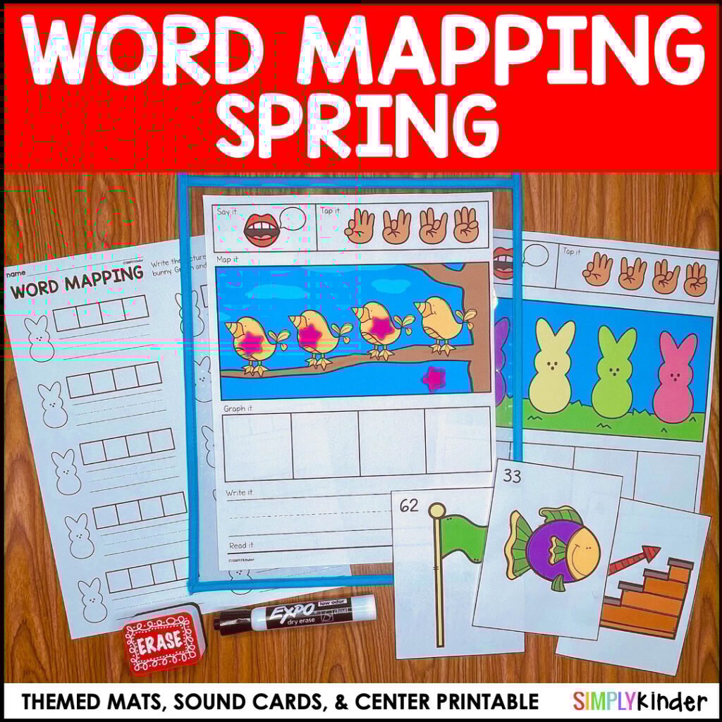 Spring Word Mapping | Orthographic Mapping | Science of Reading ...