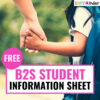 Students Information Form: A FREE Back To School Printable