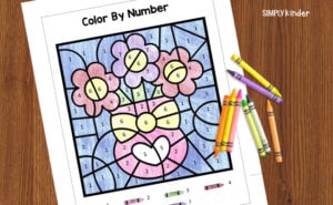 Mother's Day Math Worksheets for Kindergarten (FREE ) - Simply Kinder