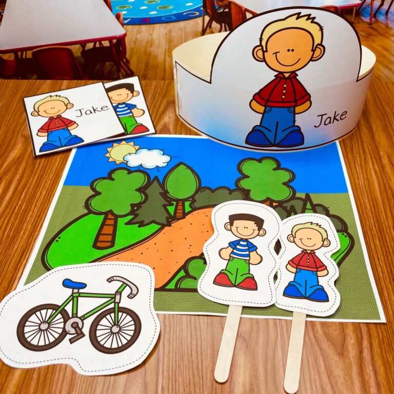 CVCe Long I Readers Theater for Kindergarten | Bike Ride - Simply Kinder