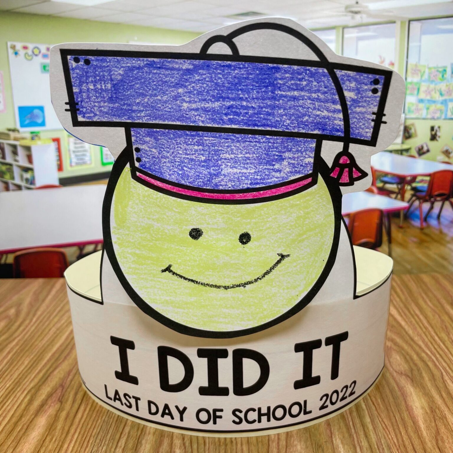 End-of-the-Year Free Printable Hat - Simply Kinder