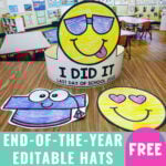 End-of-the-Year Free Printable Hat - Simply Kinder