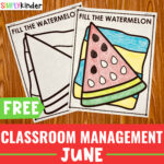 June Classroom Management - Simply Kinder
