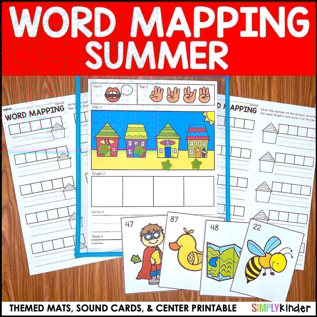 Summer Word Mapping | Orthographic Mapping | Science of Reading ...