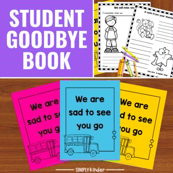 The Goodbye Book: A gift for students moving away - Simply Kinder