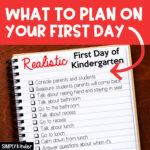 What To Plan on The First Day of Kindergarten! - Simply Kinder