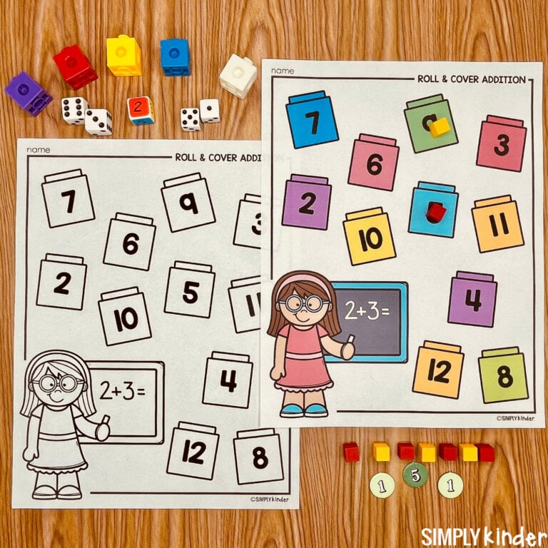 Addition/Subtraction Games for Kindergarten - Simply Kinder