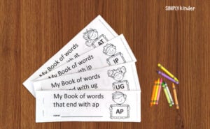 Free Printable Word Family Book Early Readers Will Love - Simply Kinder