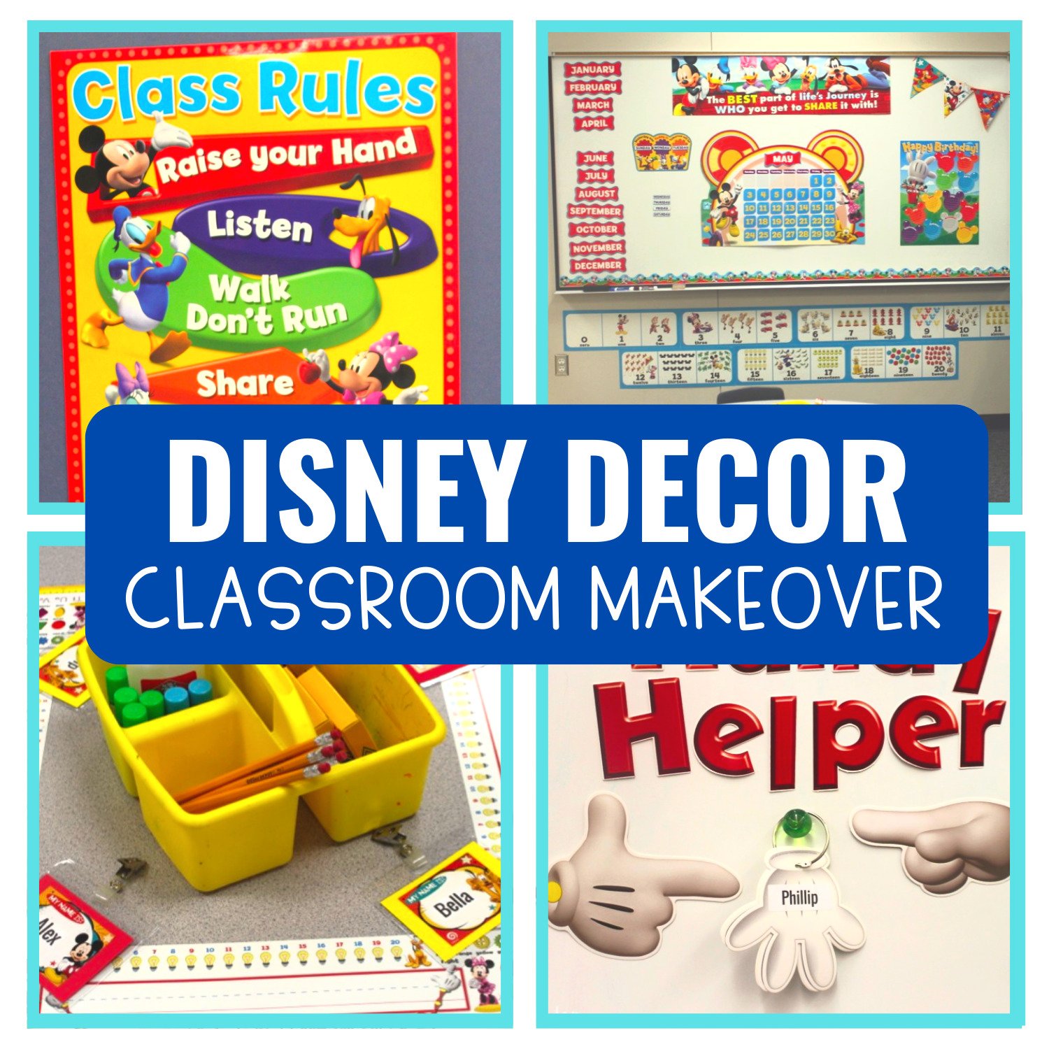 Minnie Mouse Theme Preschool Classroom