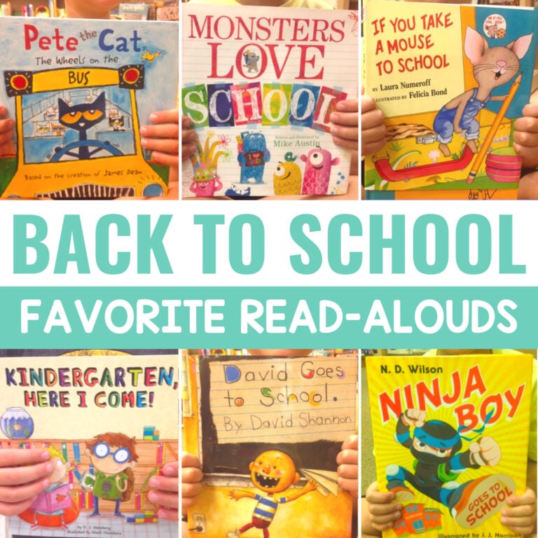 Back To School Read Alouds - Simply Kinder