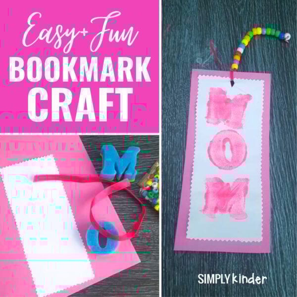 Easy Mother's Day Bookmark Gifts for Kindergarten - Simply Kinder