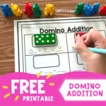 Free Printable Domino Addition - Simply Kinder