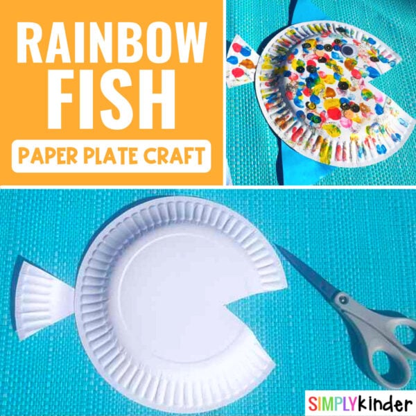 Rainbow Fish Paper Plate Craft - Simply Kinder
