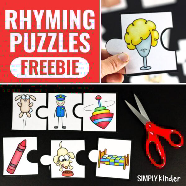 Rhyming Puzzles - Simply Kinder